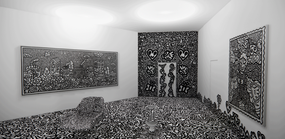 展覽 | 藝術門畫廊獨家代理藝術家Mr Doodle塗鴉先生華中首個美術館大展